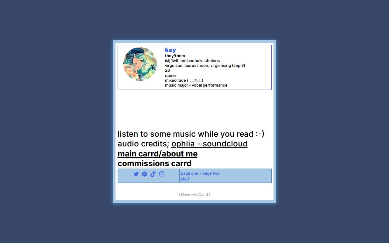 kay’s carrd